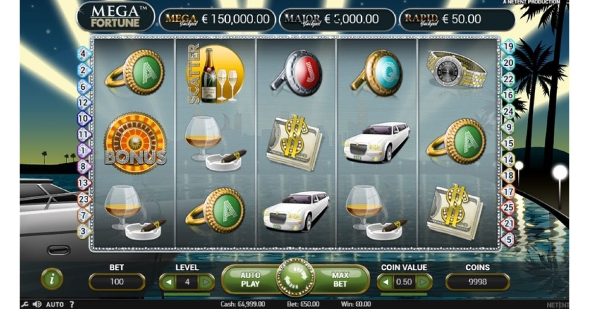 ⓻⓻⓻ Mega Fortune spilleautomat fra NetEnt ᐉ RTP & bonusser